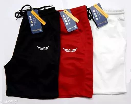 Chrome & Coral Men’s Multicolor Boxers & Lounge Shorts (Pack of 3)